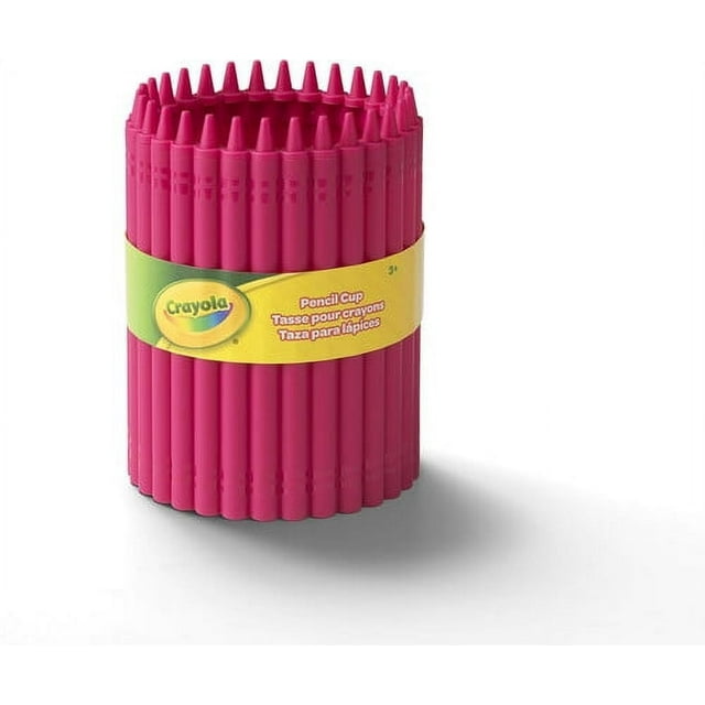 Crayola Pencil Cup, Razzmatazz Pink - Walmart.com
