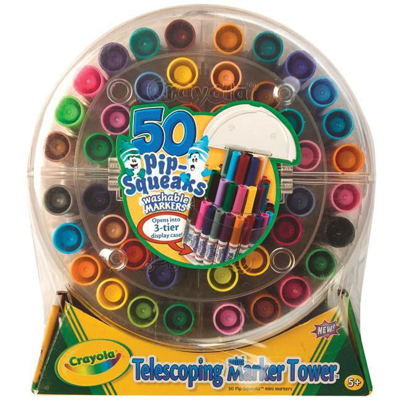 Crayola Pip-Squeaks Washable Markers, Assorted Colors, 50 Count Pack ...