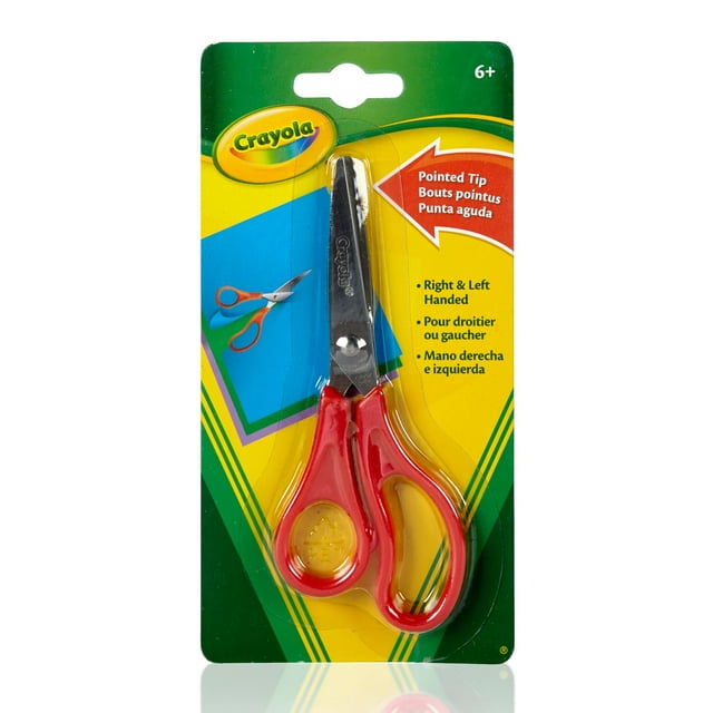 Crayola Kids Safe Pointed Tip Scissors - School Supplies for Children ...