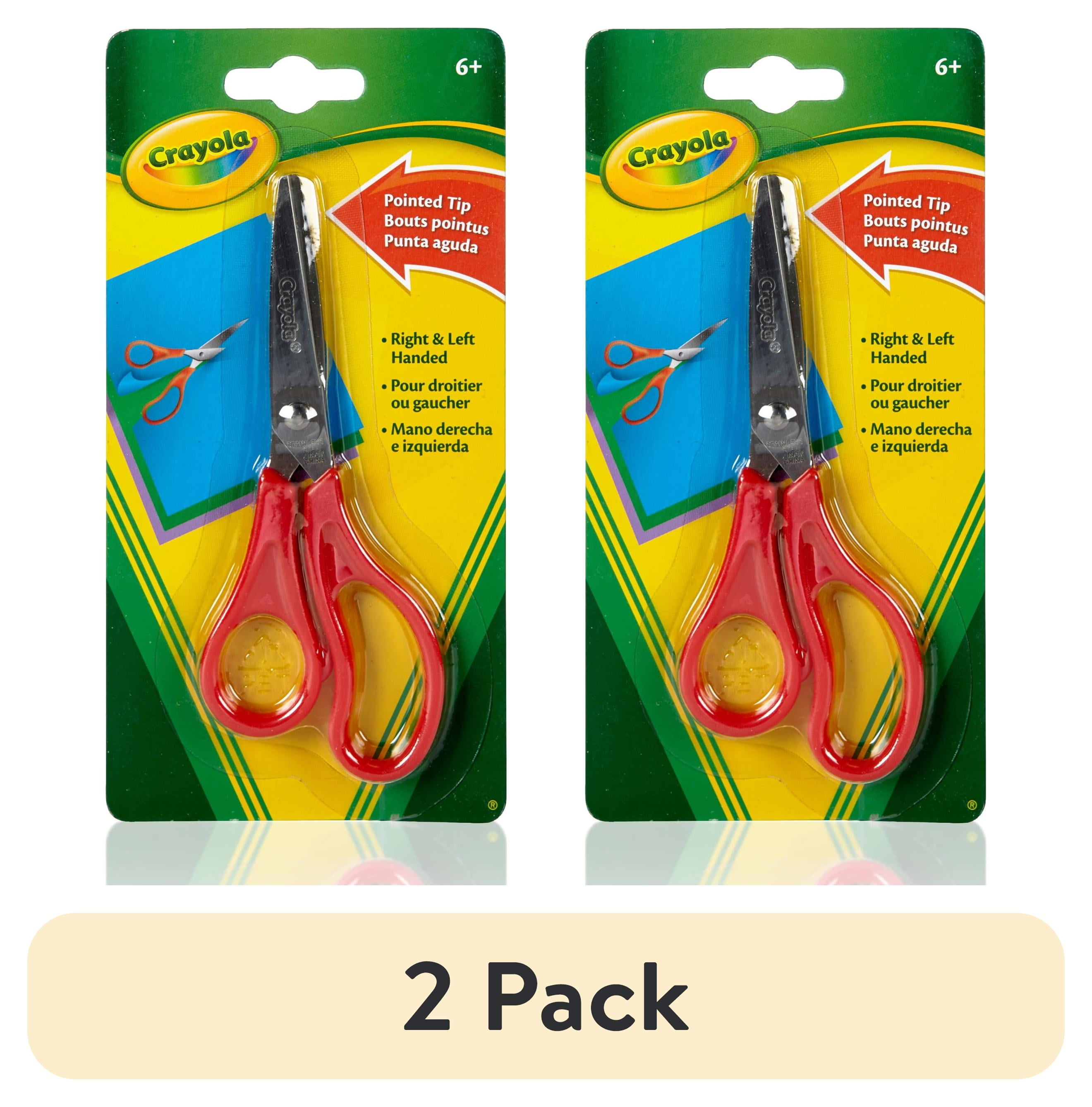 (2 pack) Crayola Pointed Tip Scissors - Walmart.com