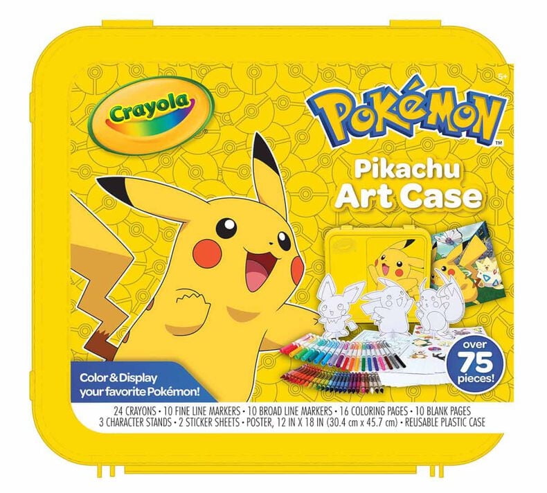 Crayola Pokémon Washable Marker Kit with Art Supplies, Crayons, Markers ...