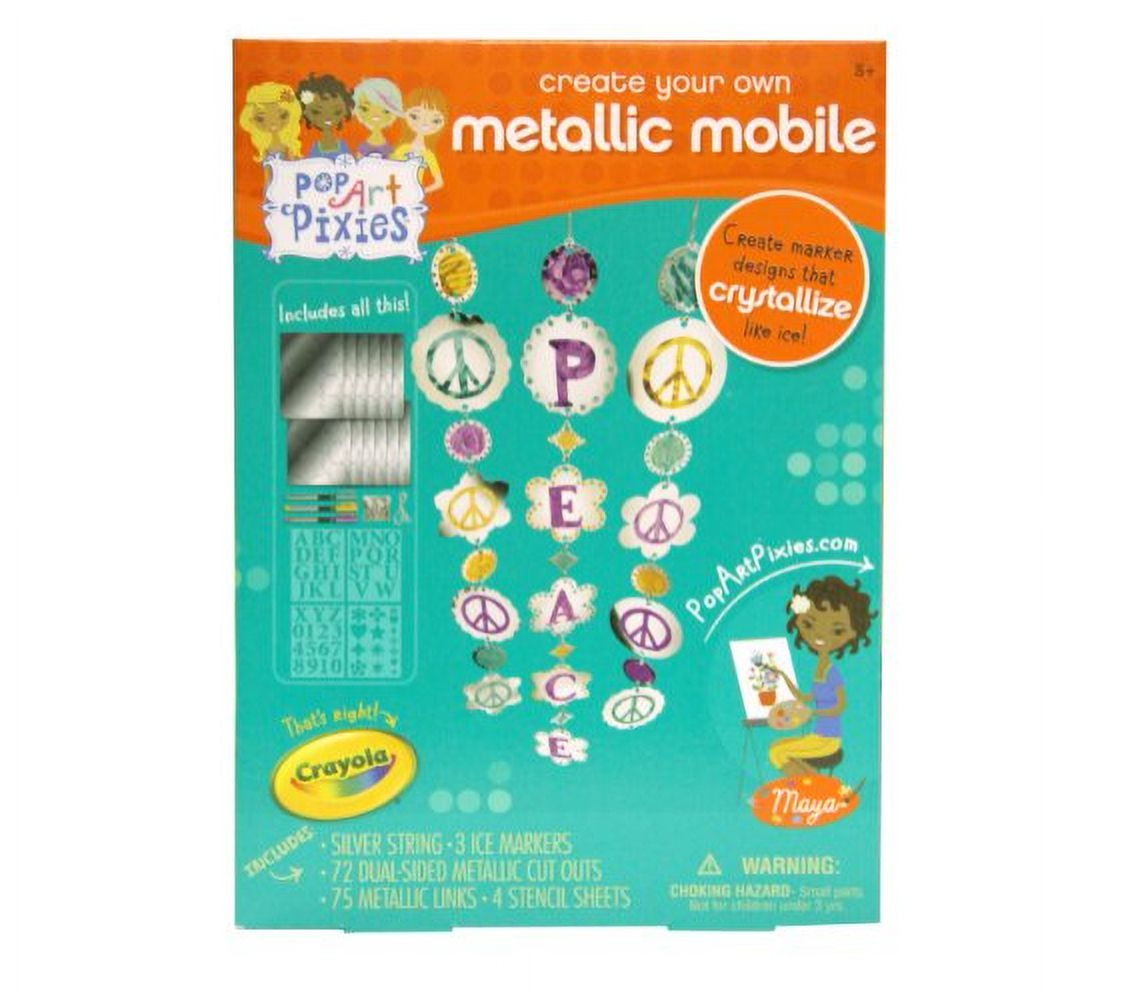 Crayola Pop Art Pixies Metallic Mobile - Walmart.com