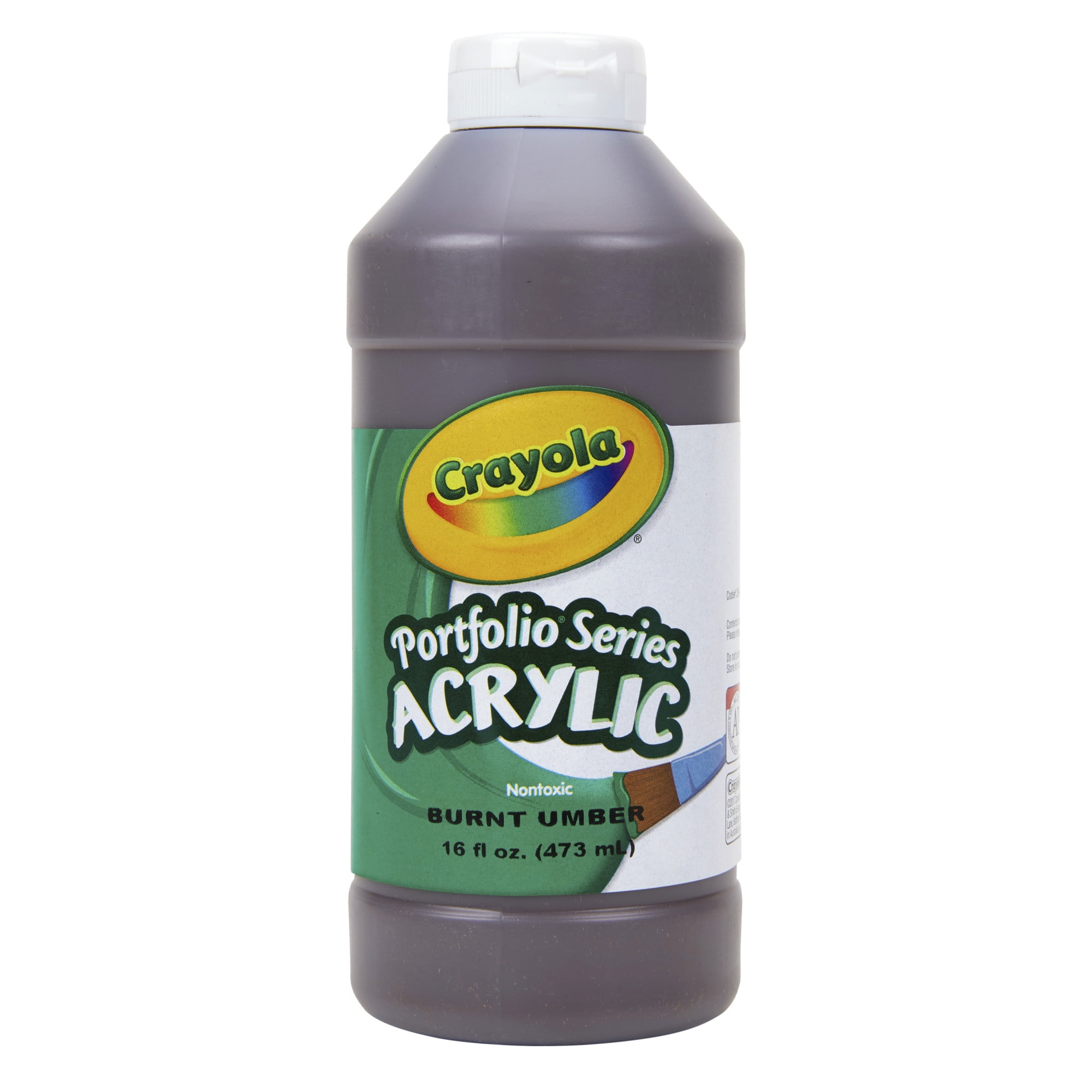 CRAYOLA PORTFOLIO SERIES BAS275 ACRYLIC PAINT BURNT UMBER 20-4016-128 ...