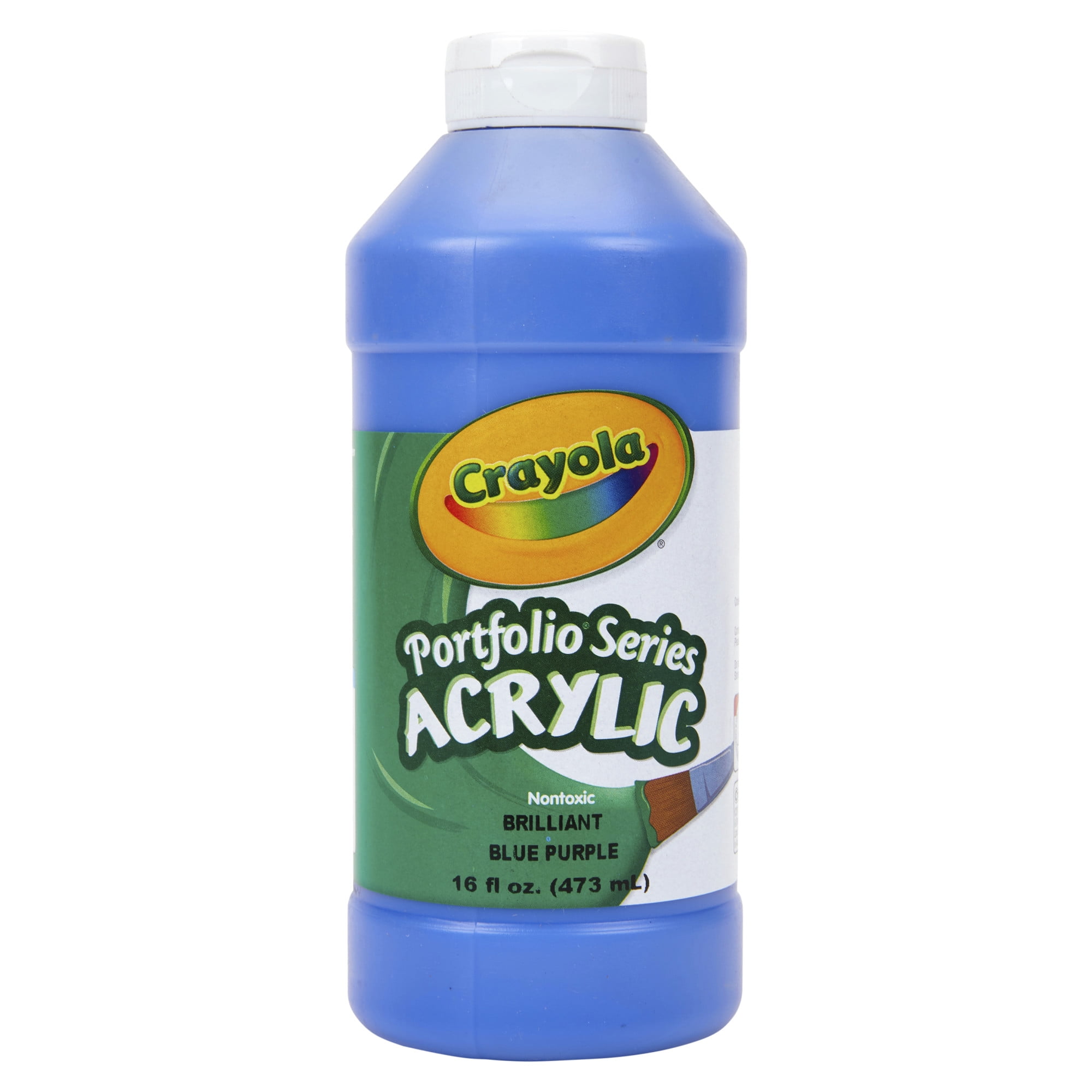 Crayola Portfolio Series Acrylic Paint Brilliant Blue Purple - Walmart.com