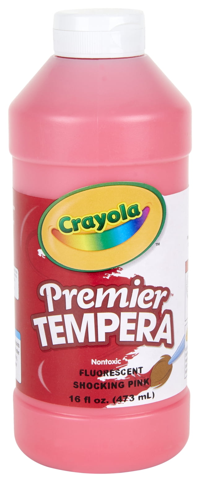 Crayola Premier Non-Toxic Tempera Paint, 1 Pint Squeeze Bottle ...