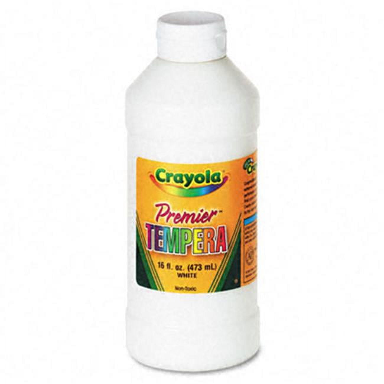 Crayola. Premier Tempera Paint White 16 oz - Walmart.com