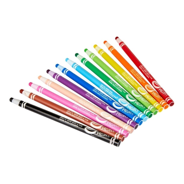 Crayola Project Easy Peel Crayon Pencils Set 9" Length - Assorted - 12 ...