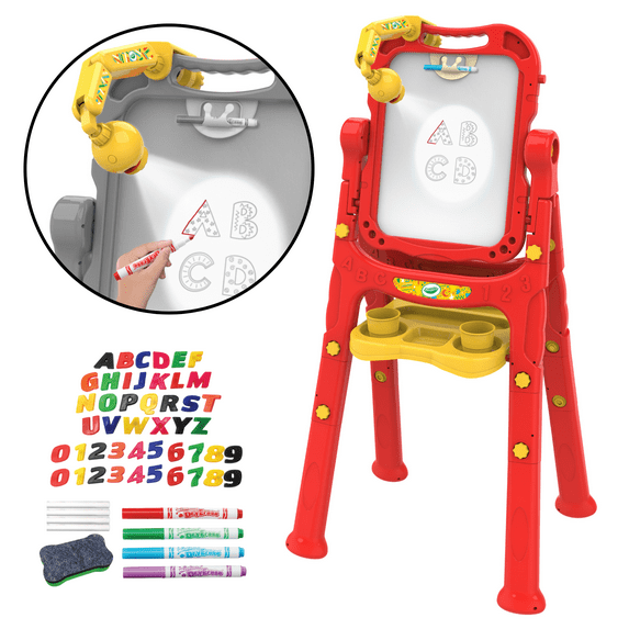 Crayola Projector Easel, Plastic Art Station for Young Children, Ages 3 ...