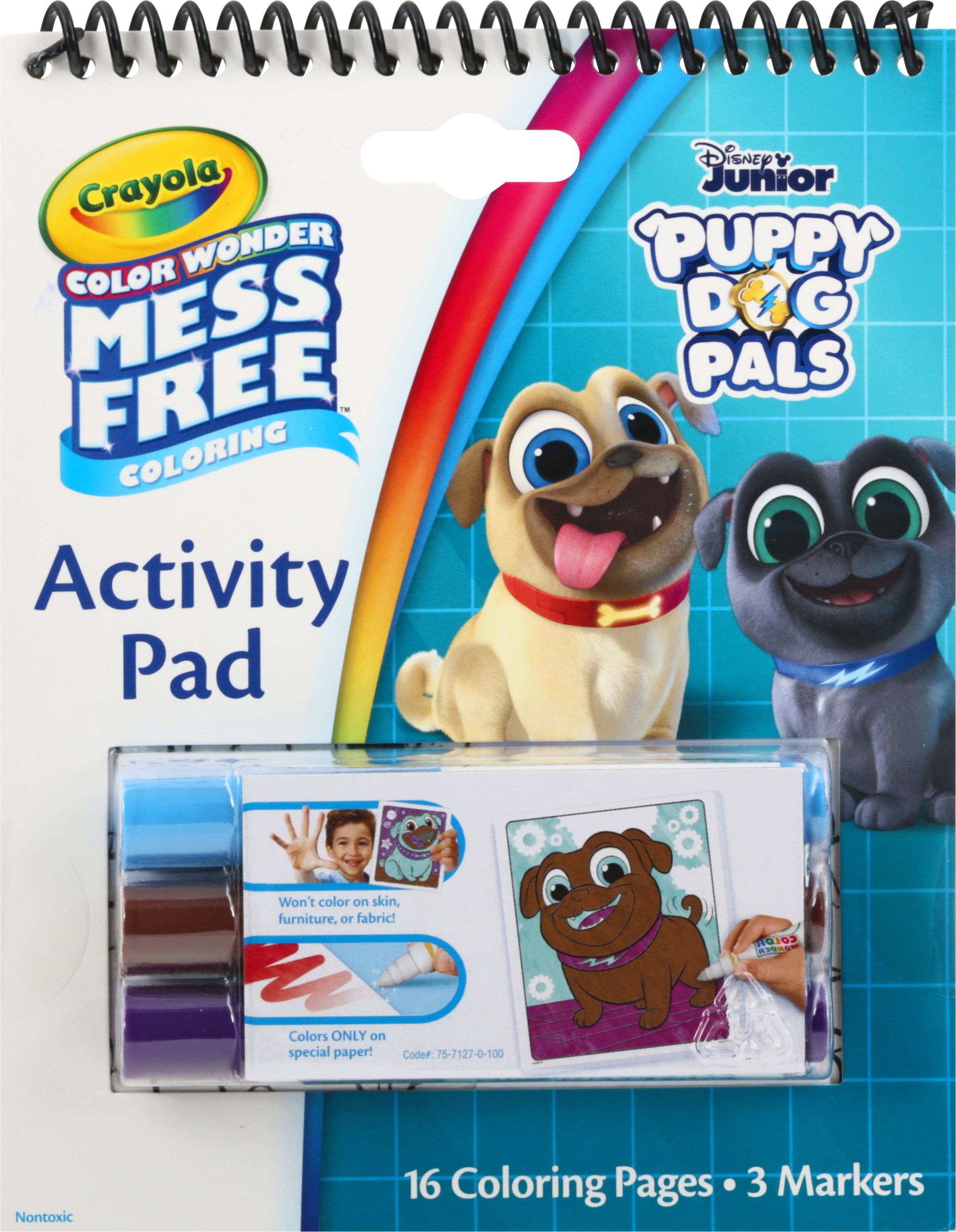 Crayola Puppy Dog Pals Color Wonder Travel Activity Pad, Mess Free ...