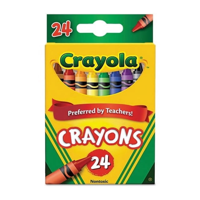 Crayola Regular Crayons, Non-Toxic, 24 Count, 3 Pack - Walmart Business ...