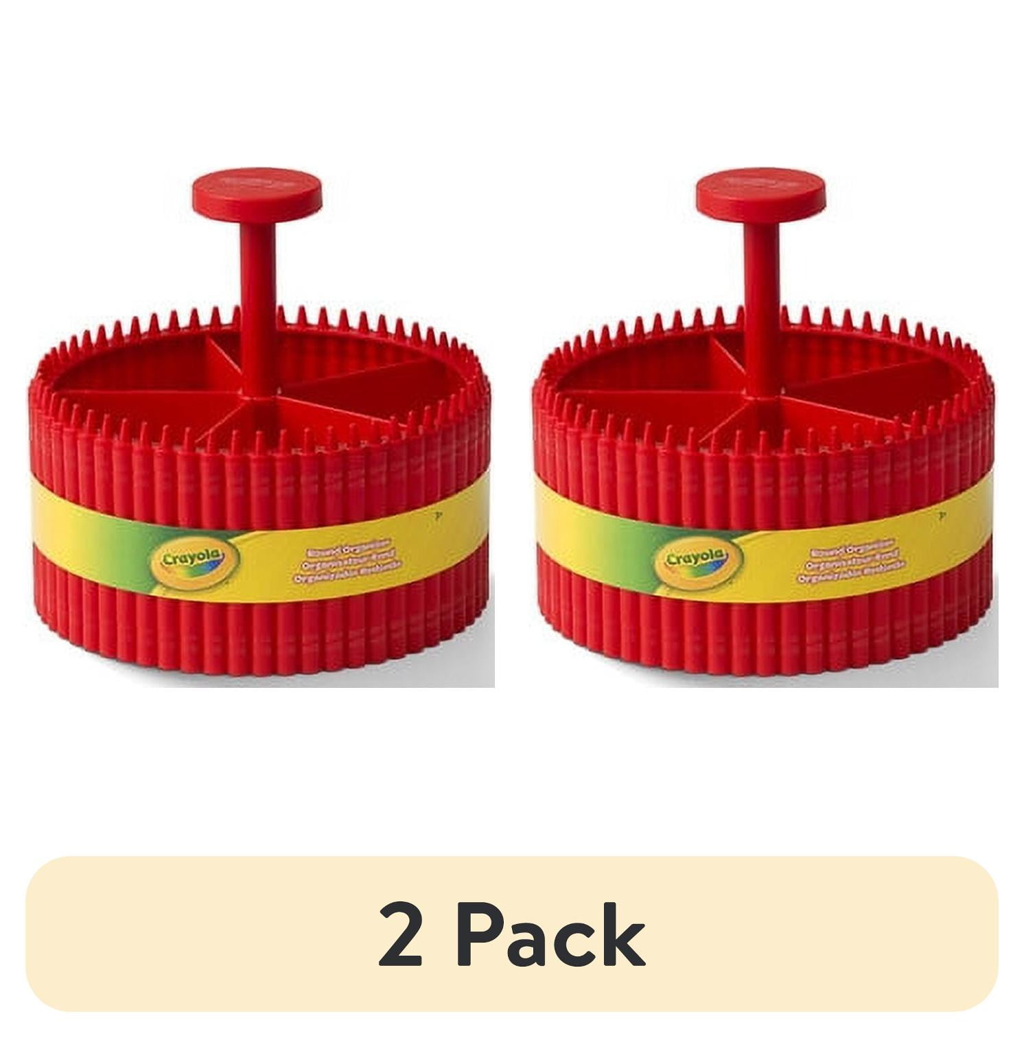 (2 pack) Crayola Round Organizer, Red - Walmart.com
