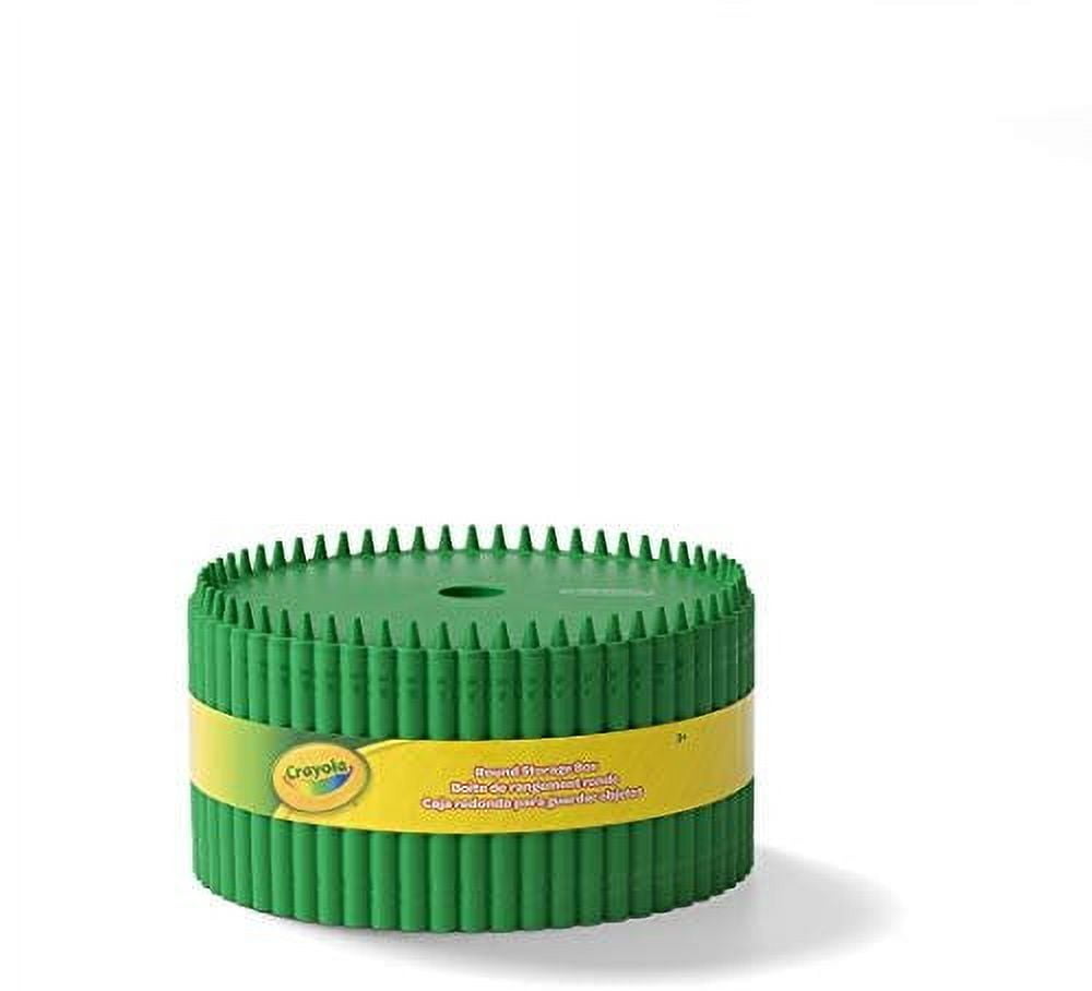 Crayola Round Storage Box - Creative Kids Art Storage Container With ...