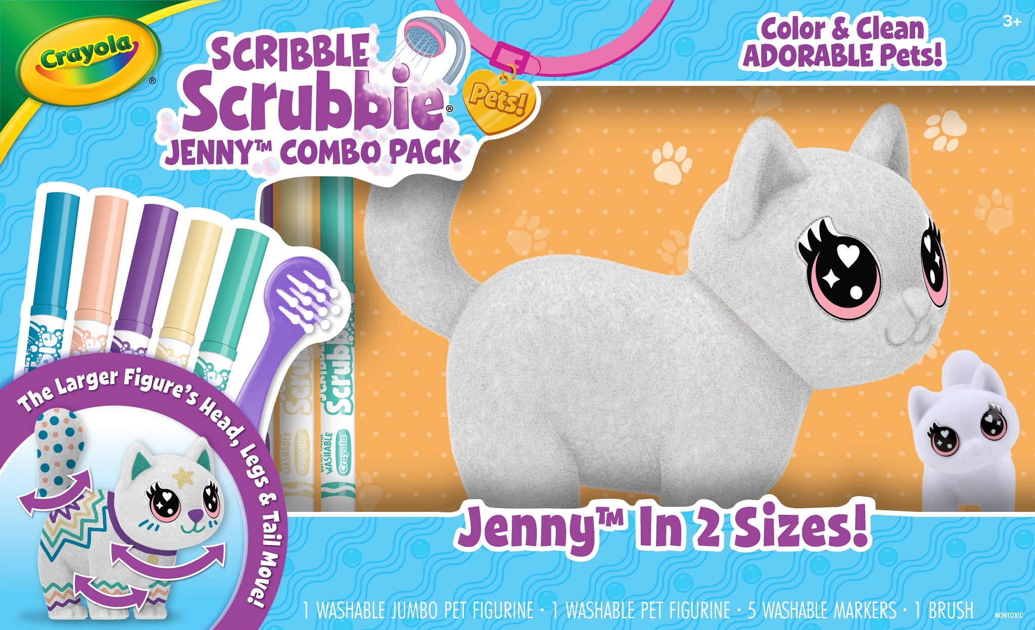 Crayola Scribble Scrubbie Pets Jenny Combo Pack 1 Jumbo Pet 1