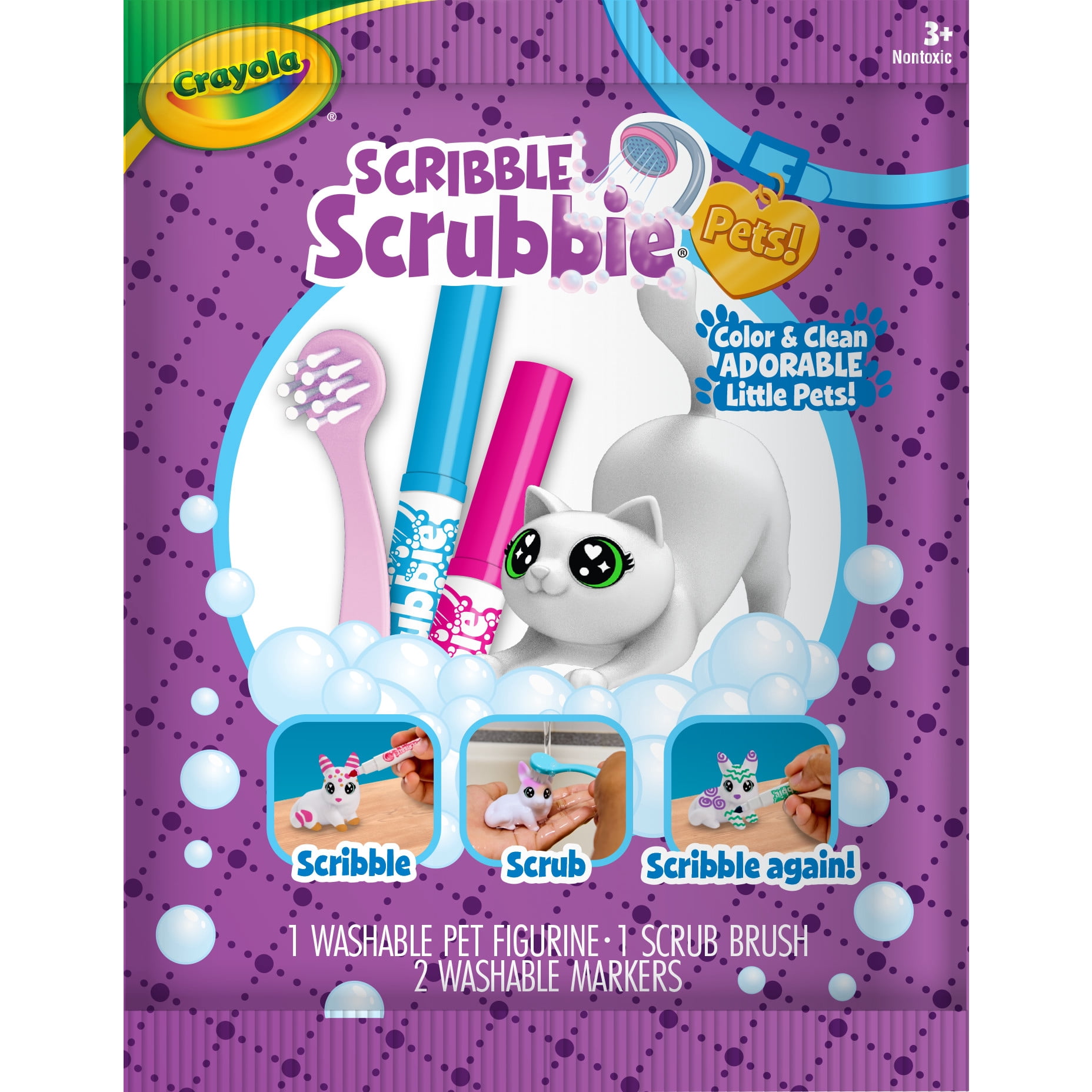 Crayola Scribble Scrubbie Pets, 1 Ct, Easter Basket Stuffers, Creative ...