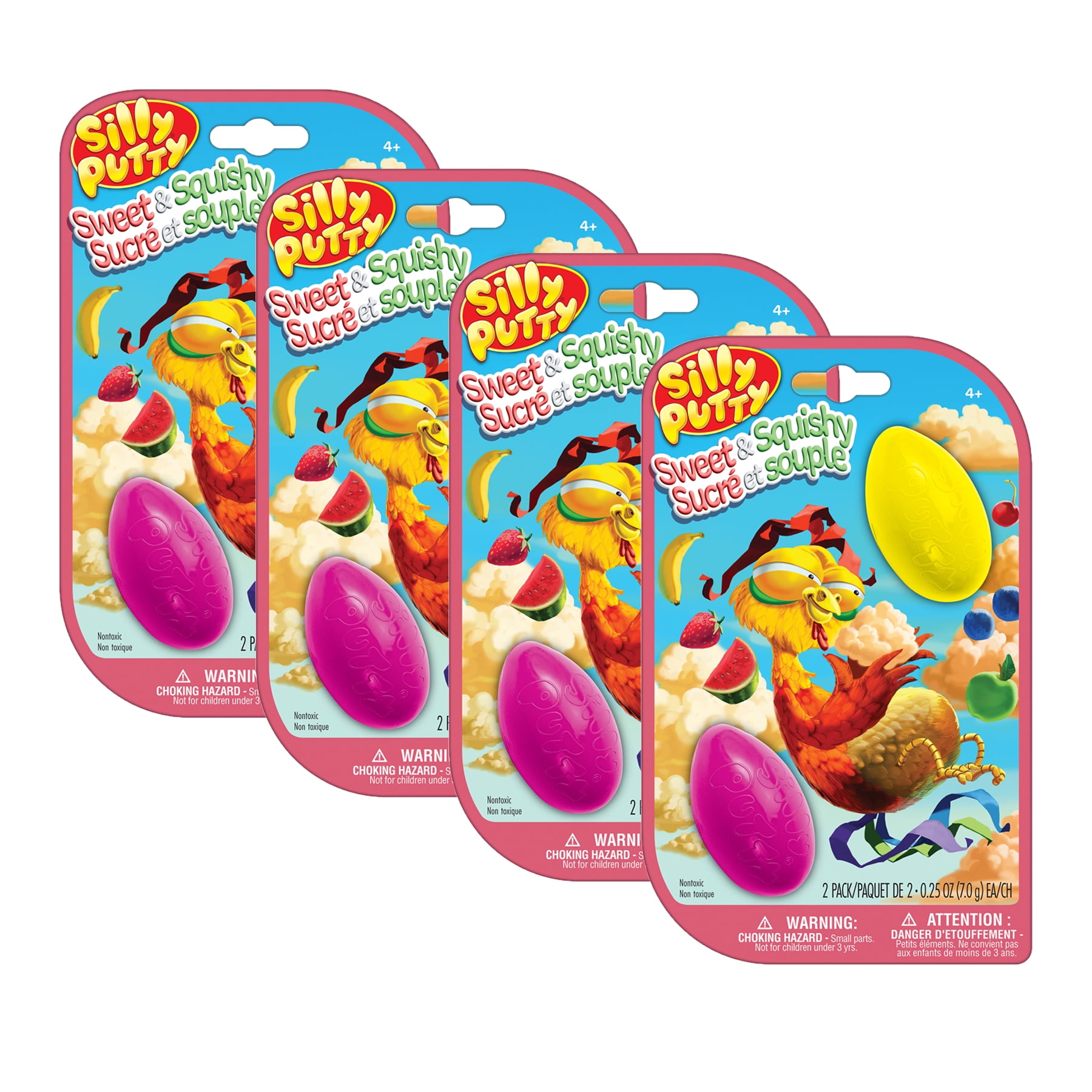 Crayola Silly Putty Sweet & Squishy Eggs, 2 Per Pack, 4 Packs - Walmart.com