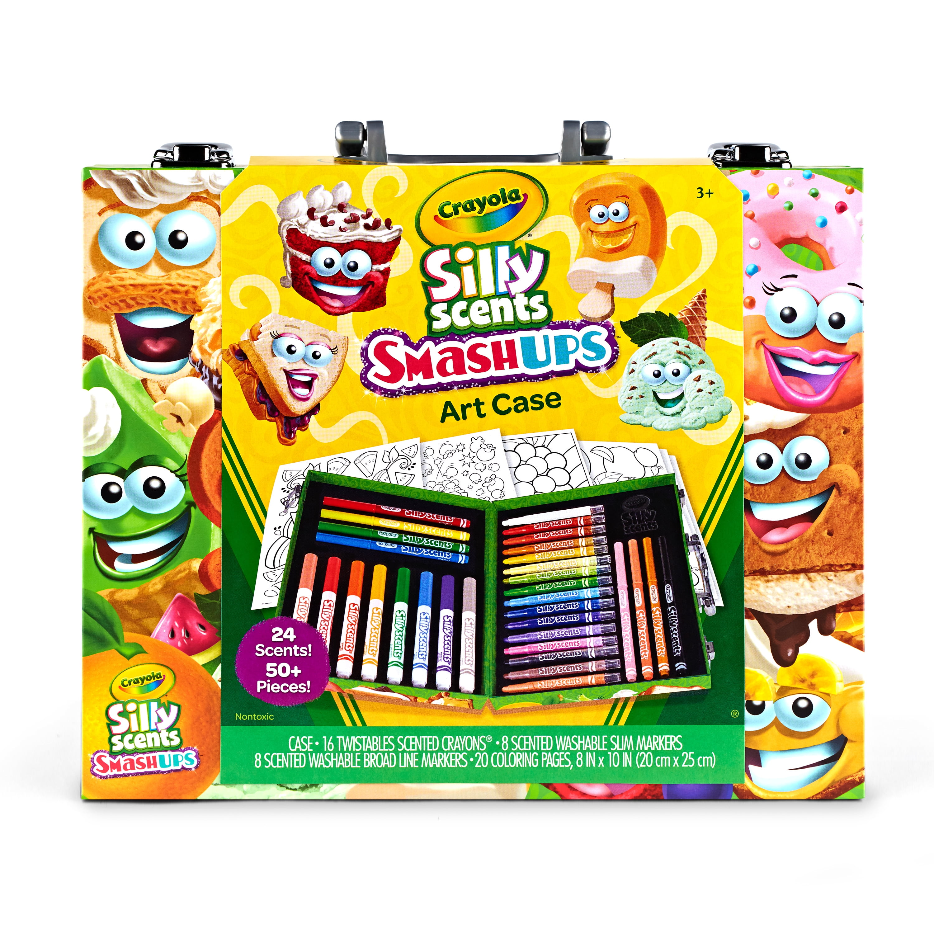 Crayola Silly Scents Mini Inspiration Art Case Coloring Set, Holiday ...