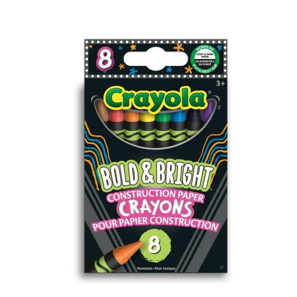 Crayola Specialty Crayons - 8 Pack - "Bold & Bright Crayons" for ...