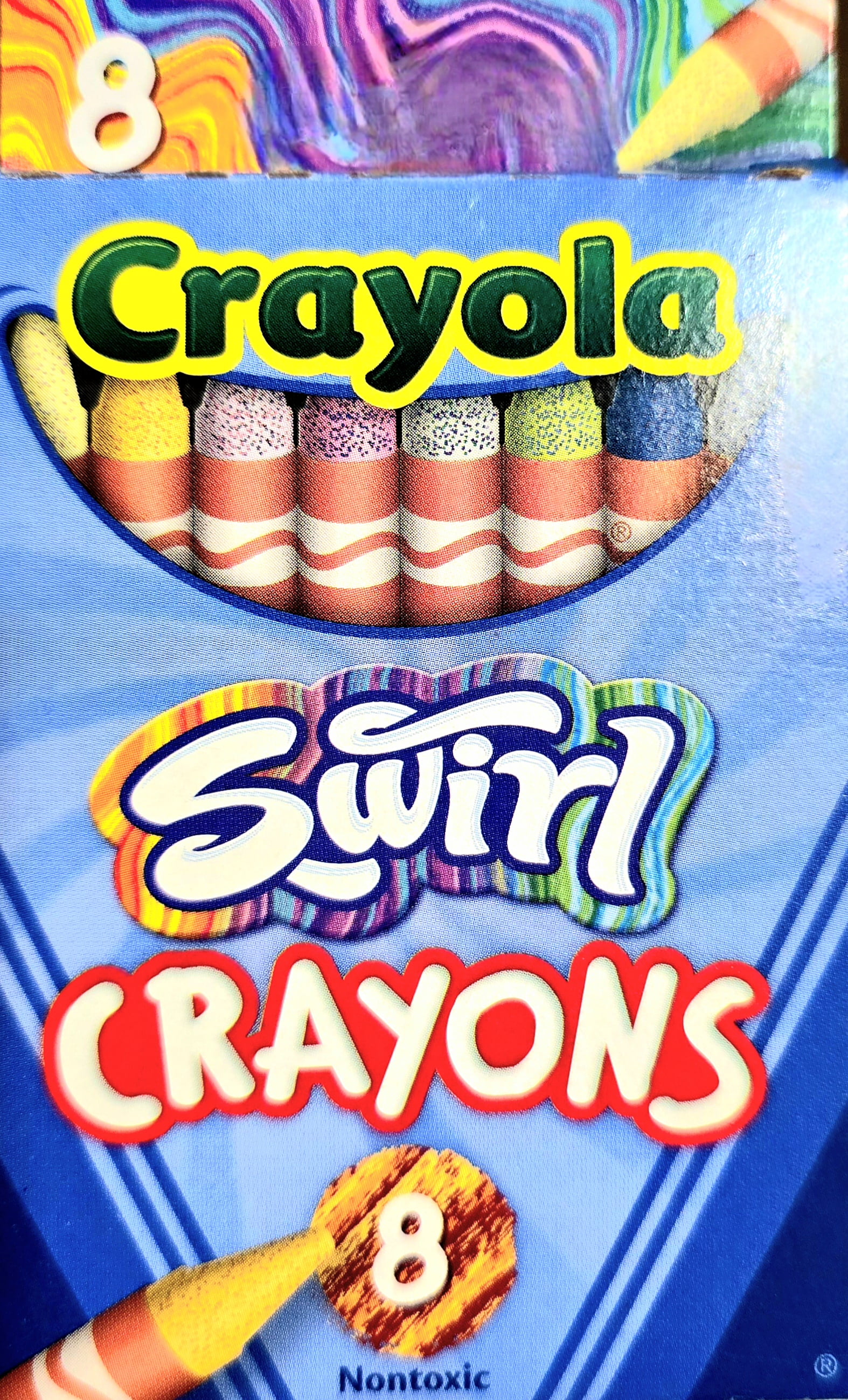 Crayola Specialty Crayons - 8 Pack - "Swirl Crayons" - Limited Edition ...