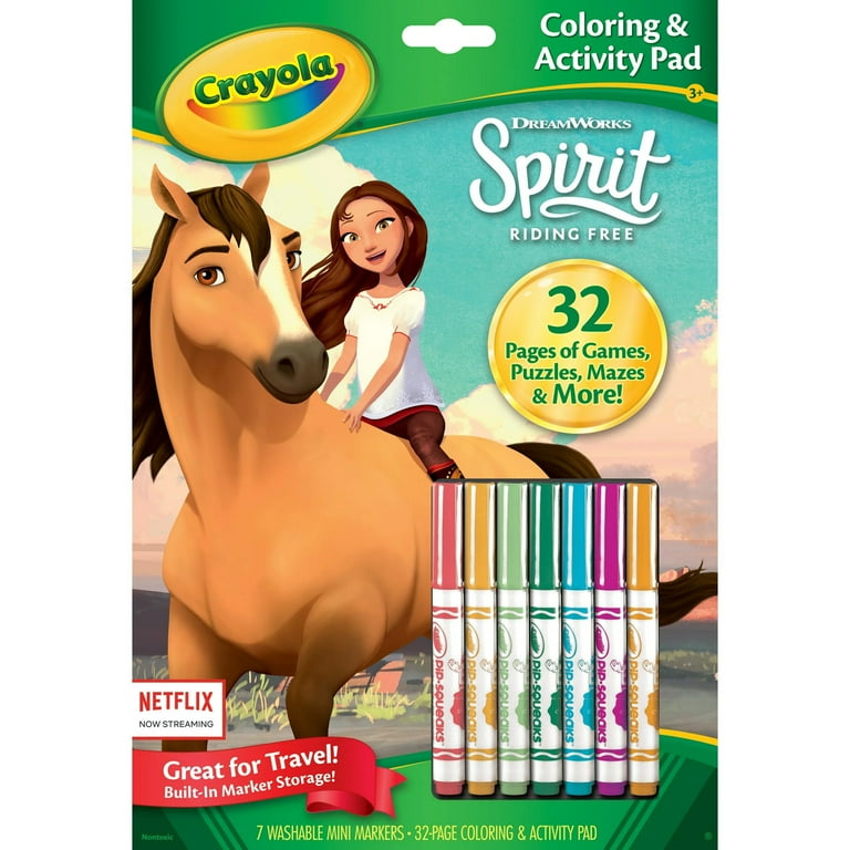 coloring pages of spirit the horse