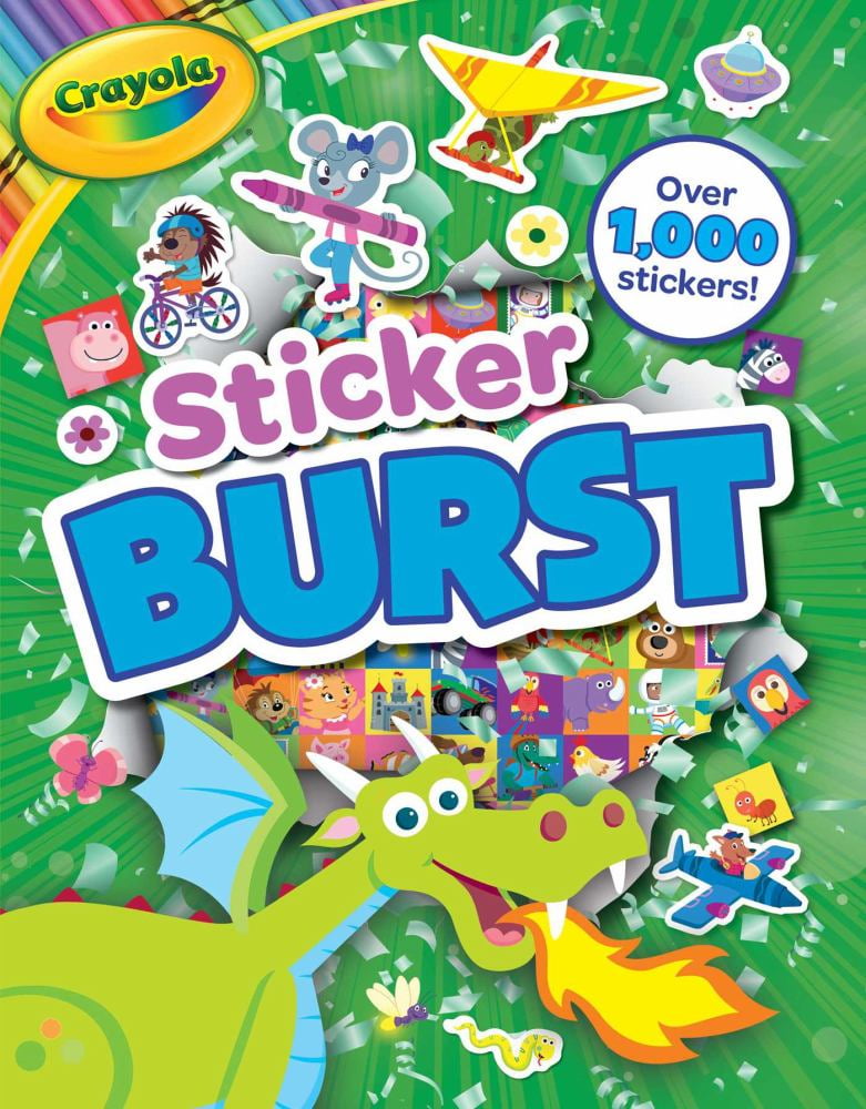 BUZZPOP: Crayola: Sticker Burst (a Crayola Sticker Activity Book for ...
