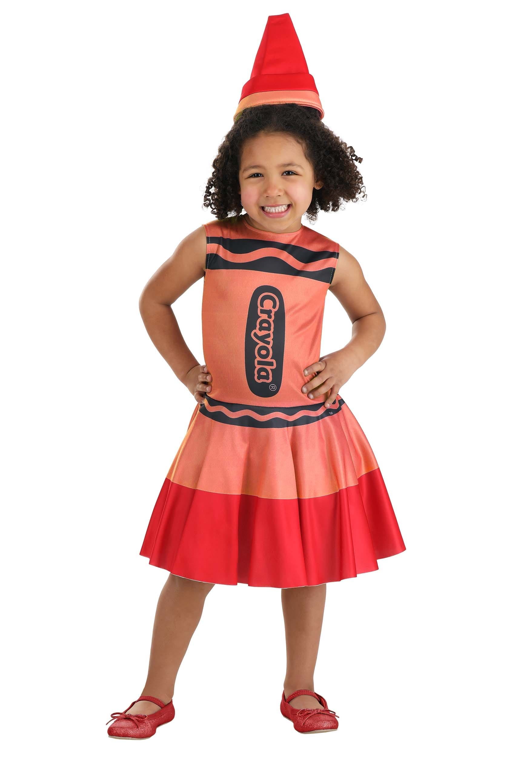 Crayola Toddler Red Crayon Costume Dress - Walmart.com