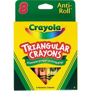 Crayola 16-Colors Triangular Crayon Set, Non-Toxic, Anti-Roll, Promotes ...