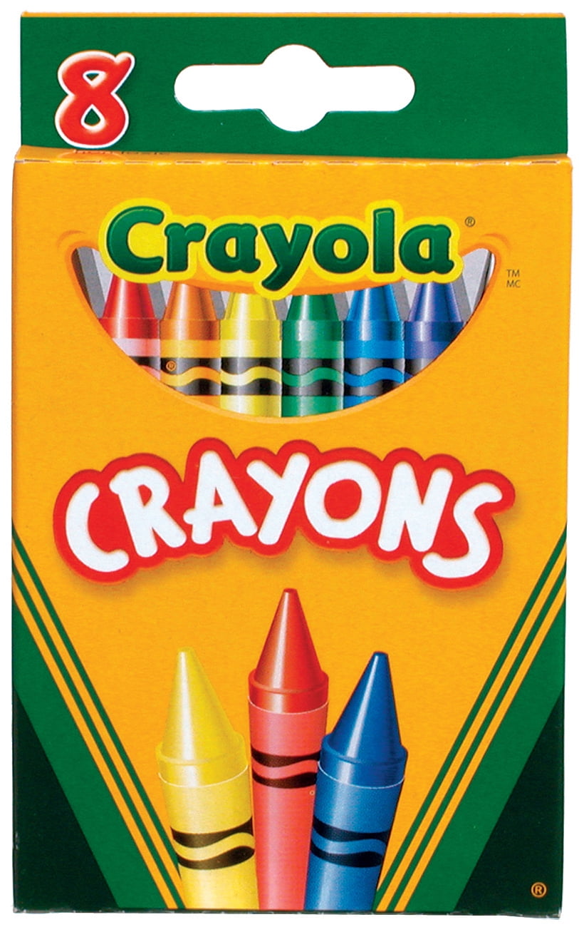 Crayola Tuck Box Crayons - 3.63" x 0.31" - Assorted Colors - 8/ Box ...