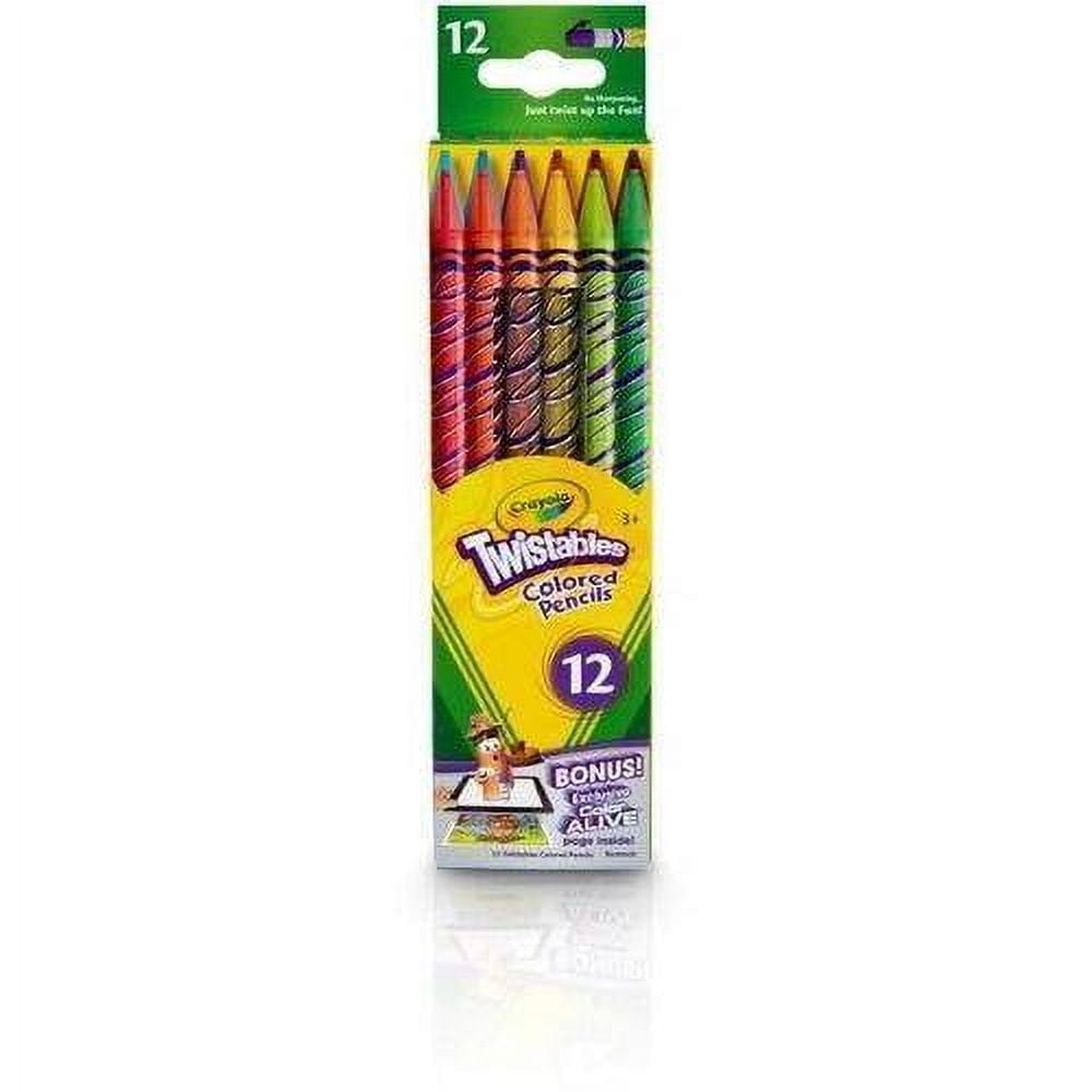 Crayola Twistables Colored Pencils, 12 Set, Assorted Colors, No ...