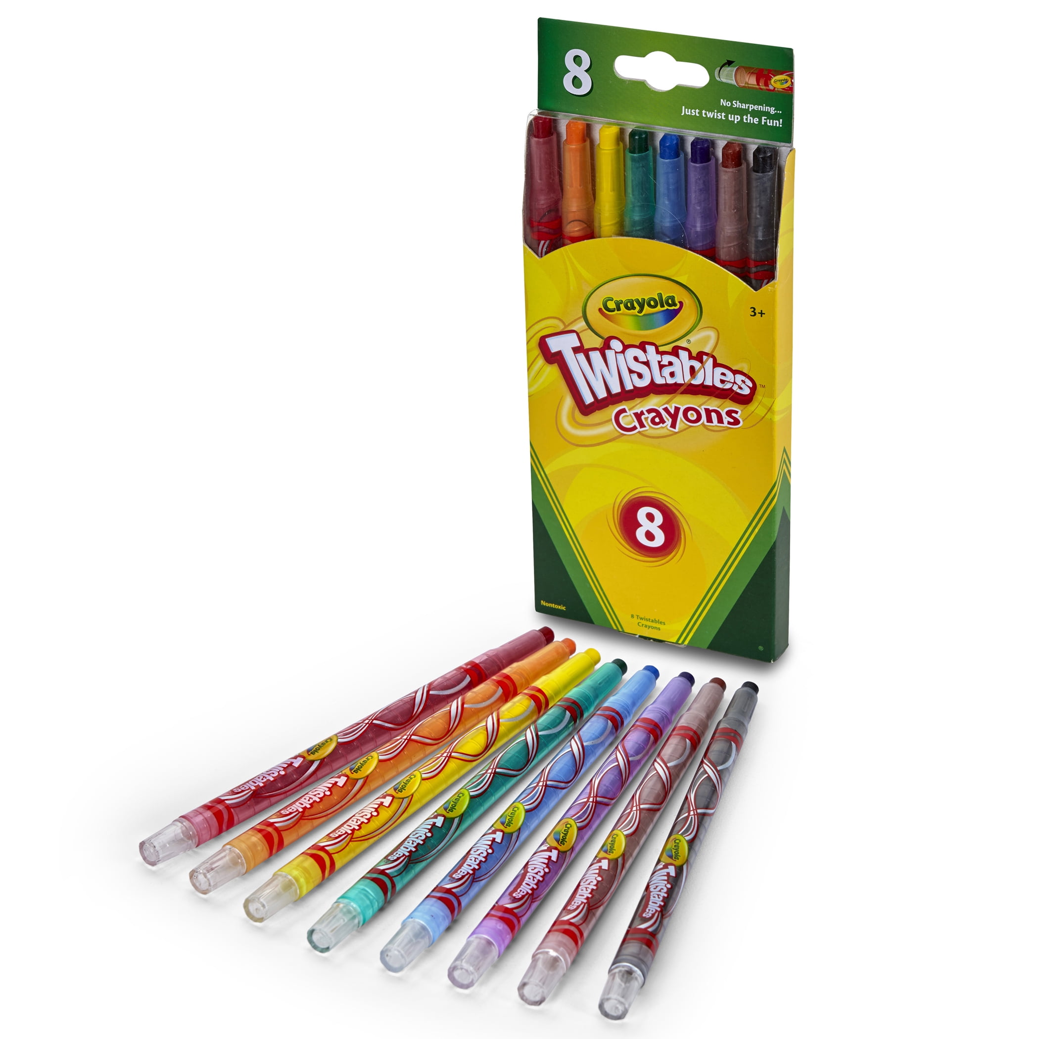 Crayola Twistables Crayons, 8 colors per box, Set of 8 boxes - Walmart.com