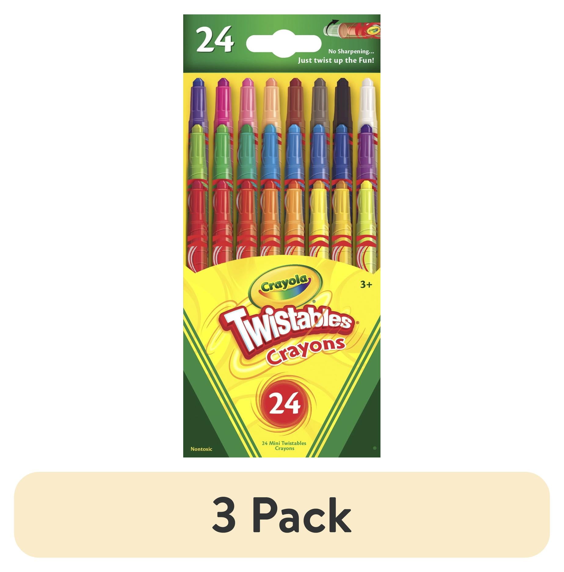(3 pack) Crayola Twistables Mini Crayon Set, 24 Ct, Back to School ...
