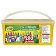 Crayola Ultimate Kids Colorful Crayon Bucket, 200 Pieces - Walmart.com