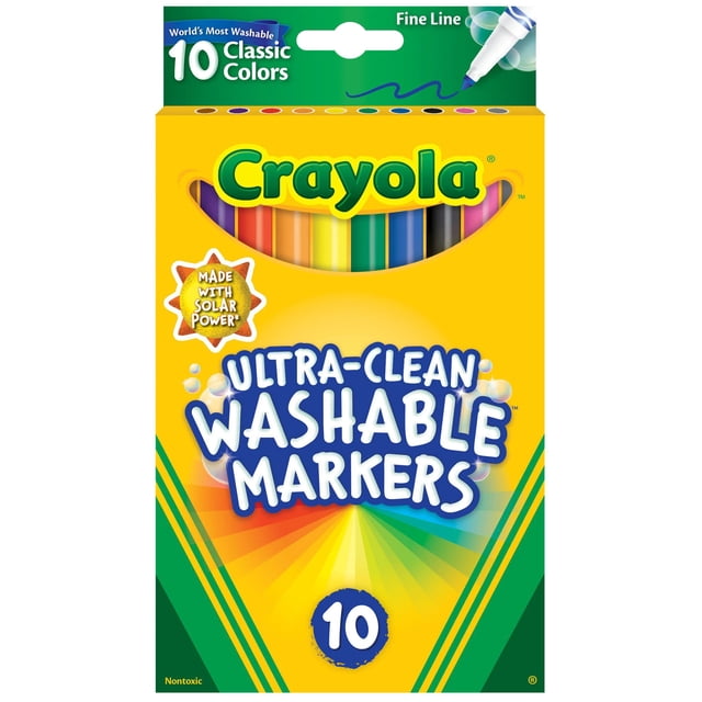 Crayola Washable Markers | Art supplies for office retail - Walmart ...