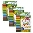 Crayola Washable Dura-Wedge Tip Dry Erase Markers, 10 Per Pack, 3 Packs ...