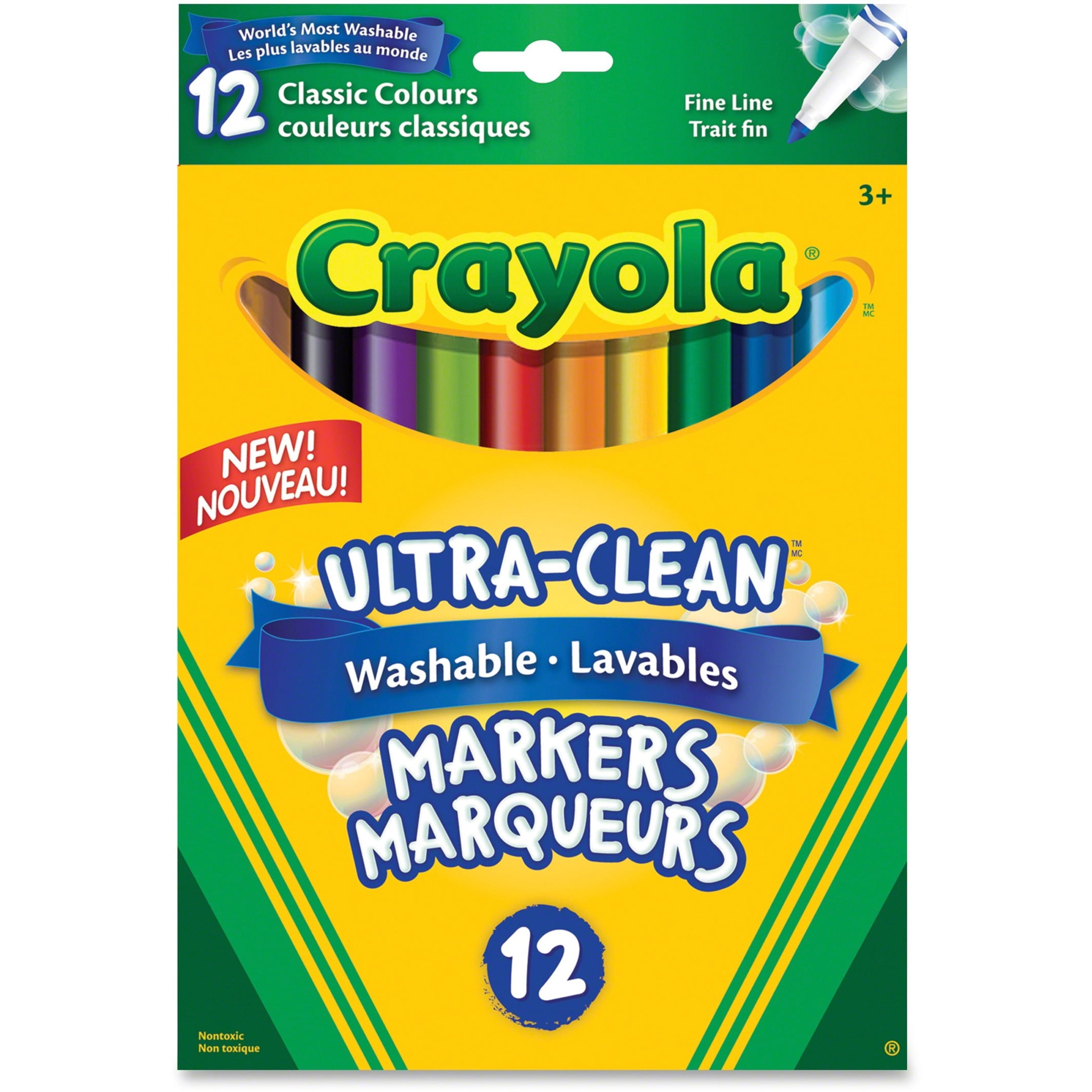 Crayola Washable Fine Line Markers - Walmart.com