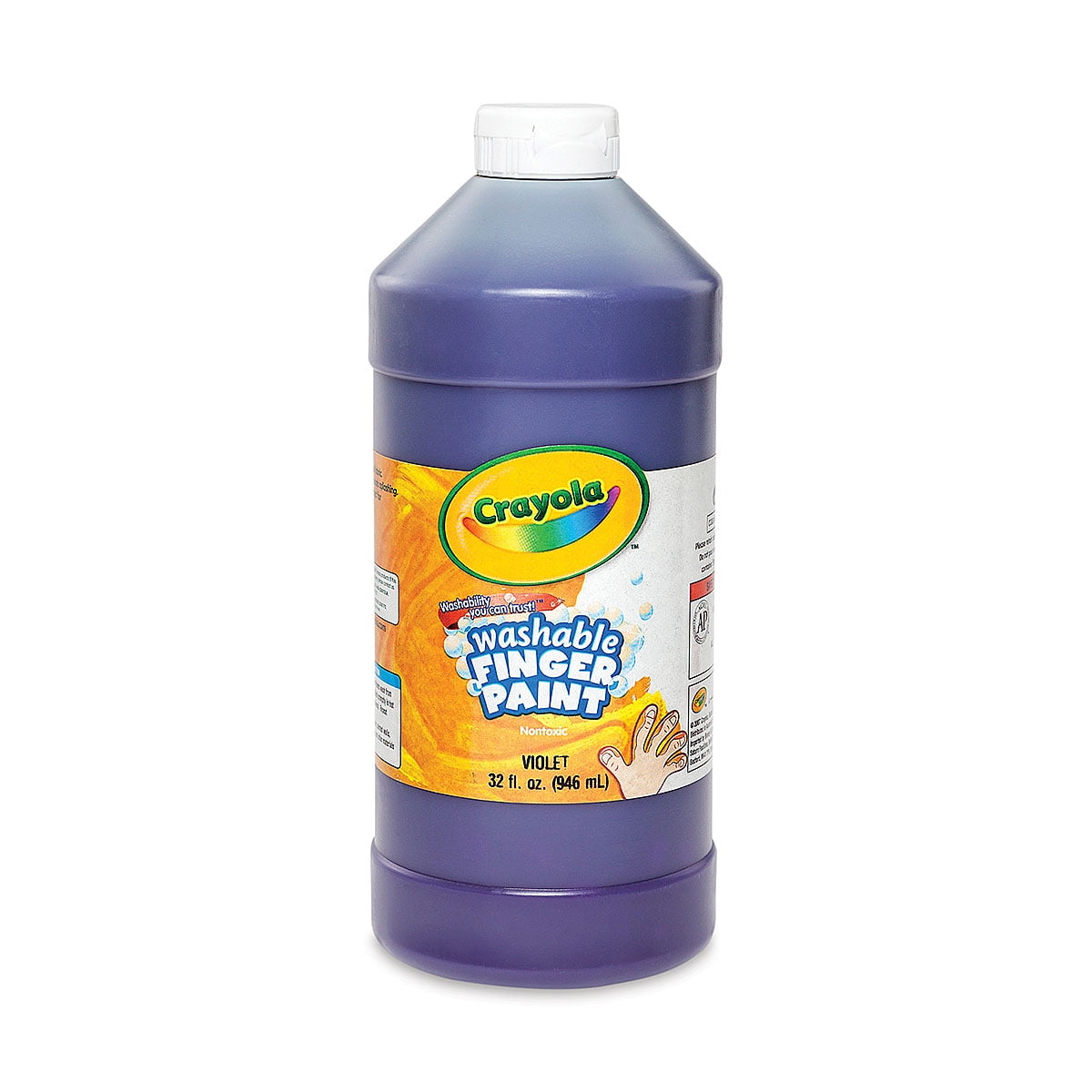 Crayola Washable Finger Paint, Violet, Quart - Walmart.com