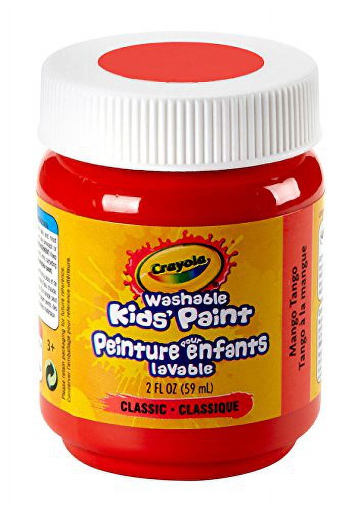 Crayola Washable Kids Paint 2 oz Mango Tango - Walmart.com