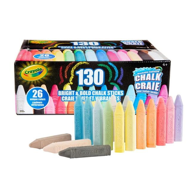Crayola Washable Sidewalk Chalk - Pack of 50 - Walmart.com