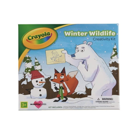 Crayola Winter Wildlife Creativity Kit - Walmart.com