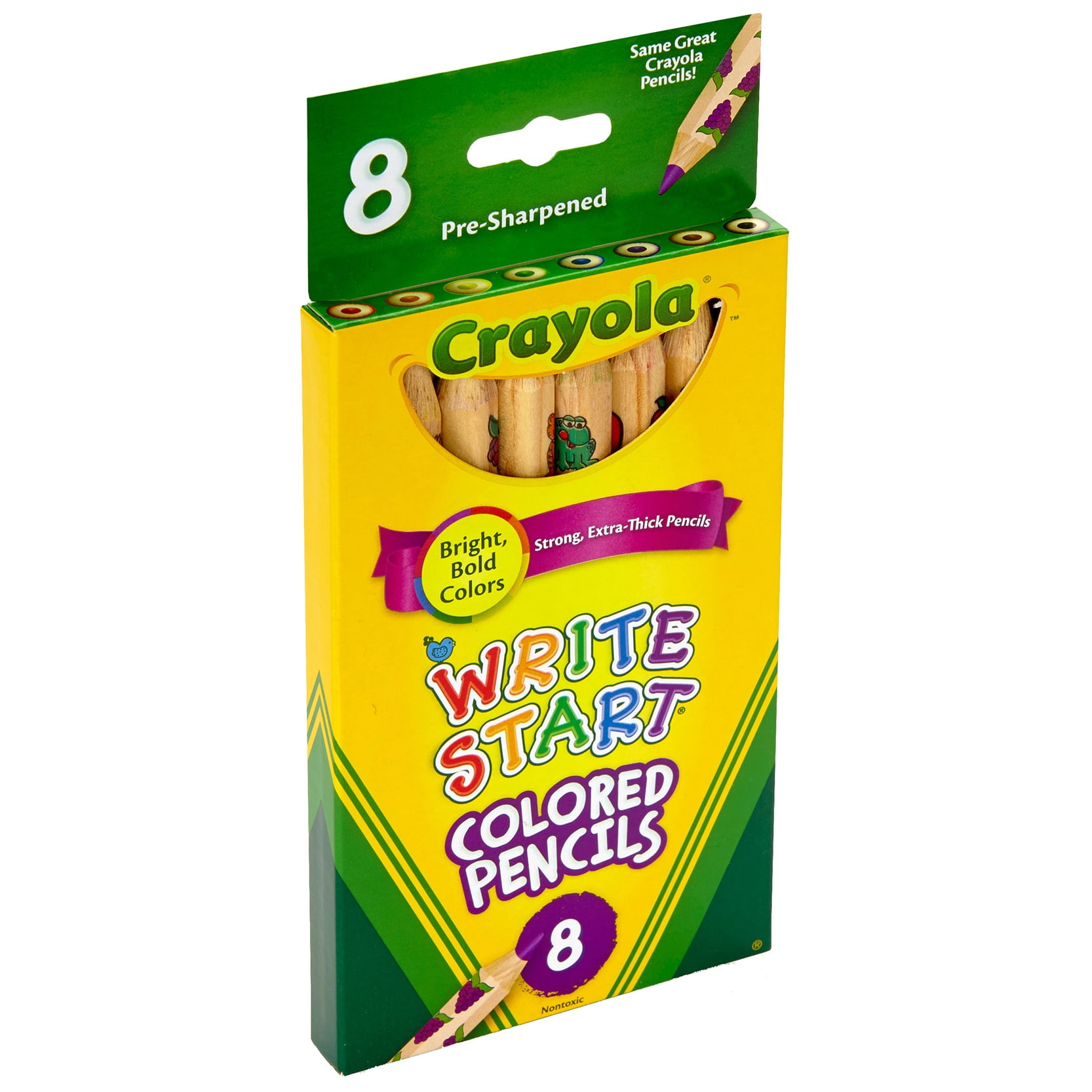 Crayola Write Start Colored Pencils Box Of 8 (Pack Of 6) - Walmart.com