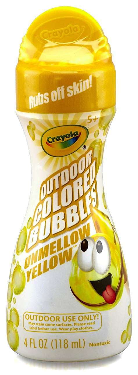Crayola Yellow Outdoor Color Bubbles - Walmart.com