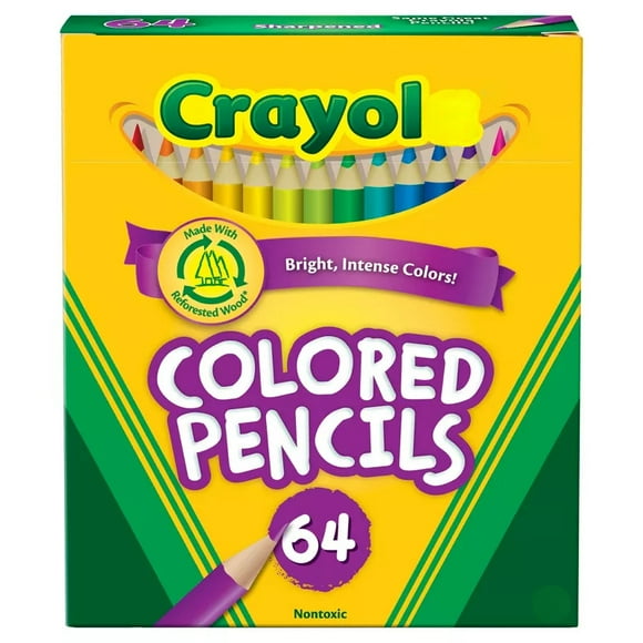 Mini Colored Pencils for Arts and Crafts Supplies with Vibrant Colors