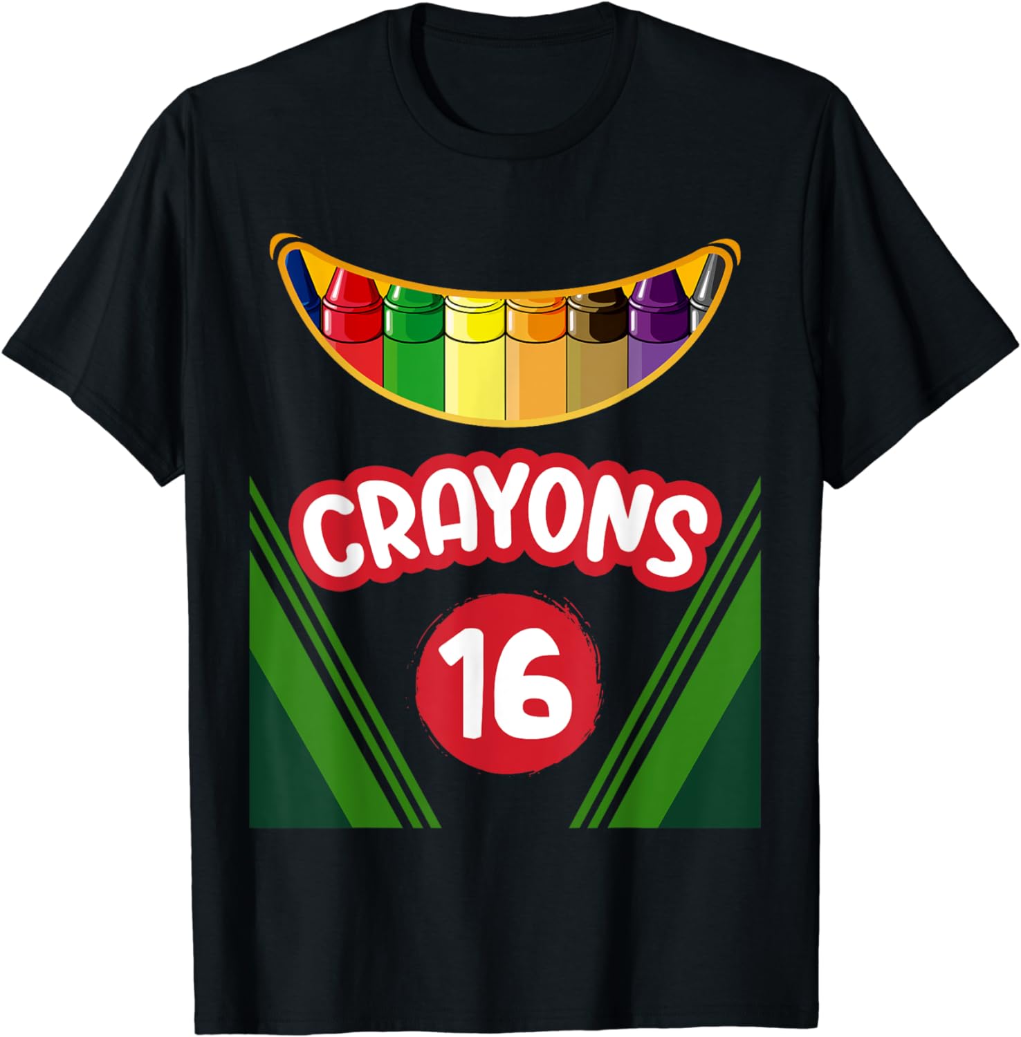 Crayon Box Fun Teacher Student Crayon Squad Halloween 2023 T-Shirt ...