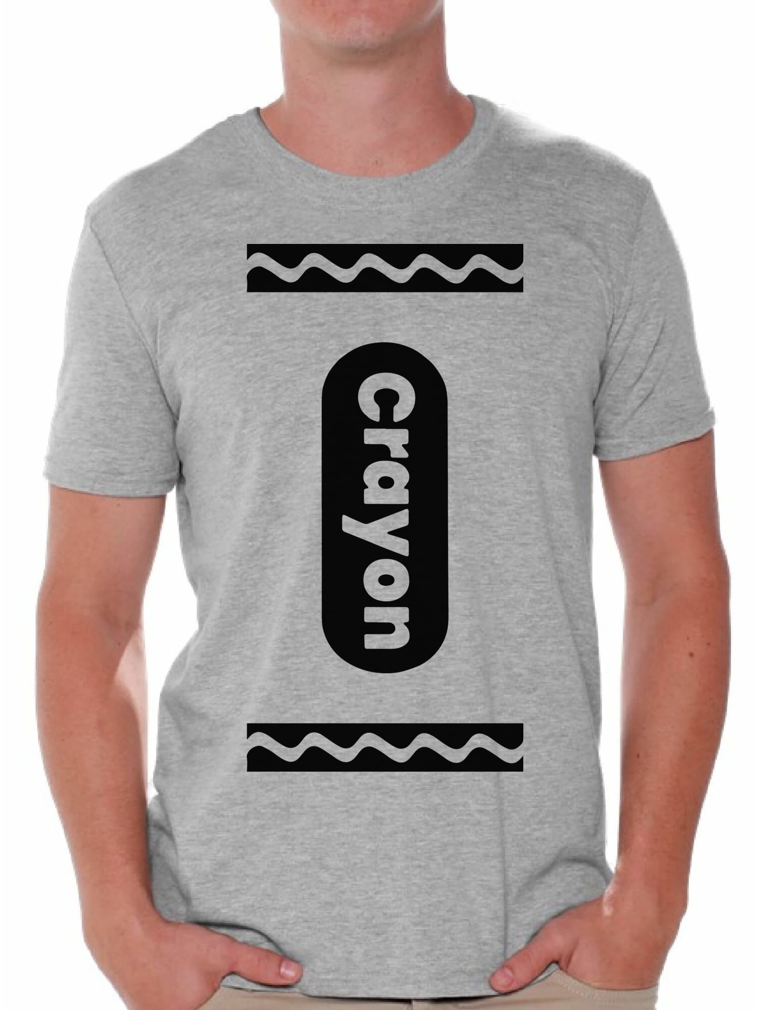 Crayon Halloween Shirt for Men - Funny Halloween Crayon Outfit ...