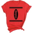 Crayon Halloween Team Costume Funny Design Gift Womens T-Shirt ...