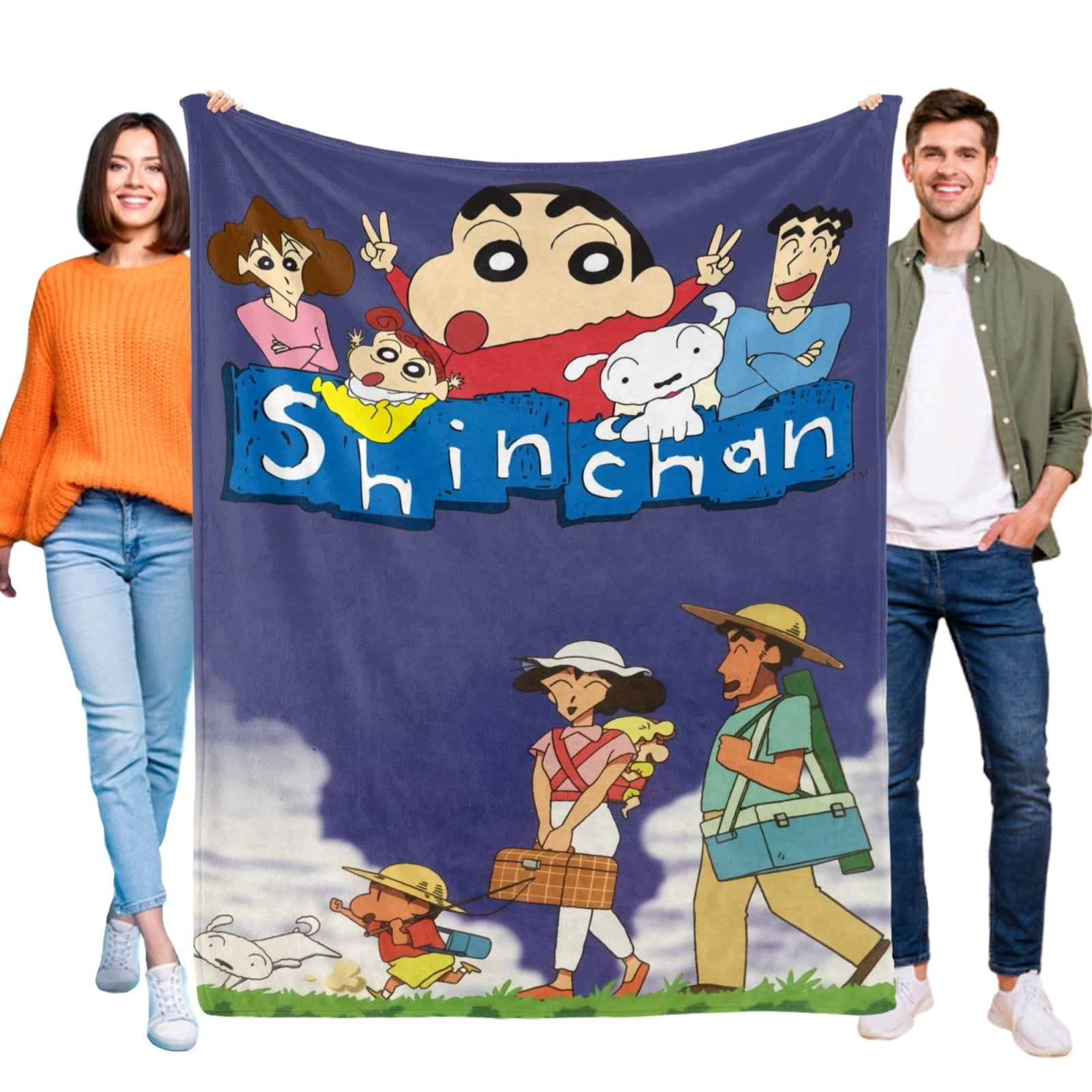 Crayon Shin-Chan Blanket Soft Bed Sofa Throw Cozy Lightweight Birthday ...