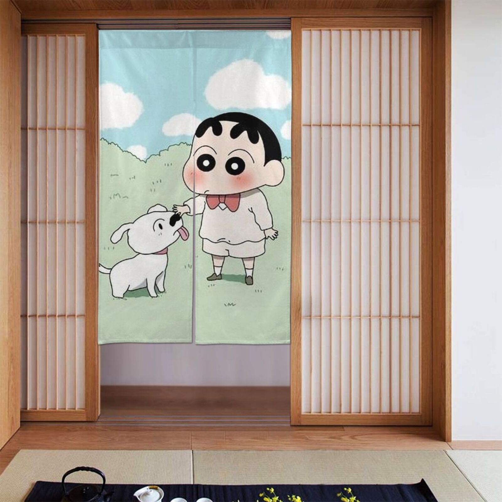 Crayon Shin-Chan Custom Funny Photo Doorway Curtain, Customized ...