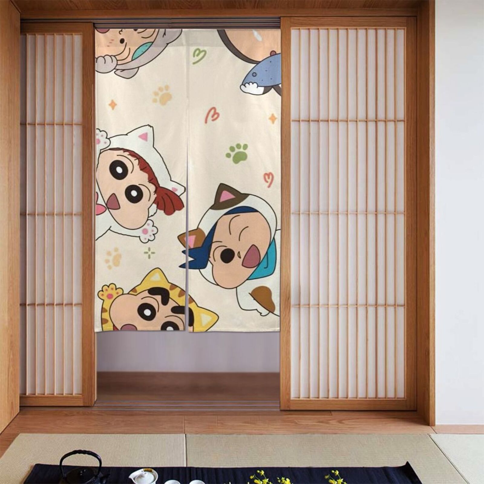 Crayon Shin-Chan Custom Funny Photo Doorway Curtain, Customized ...