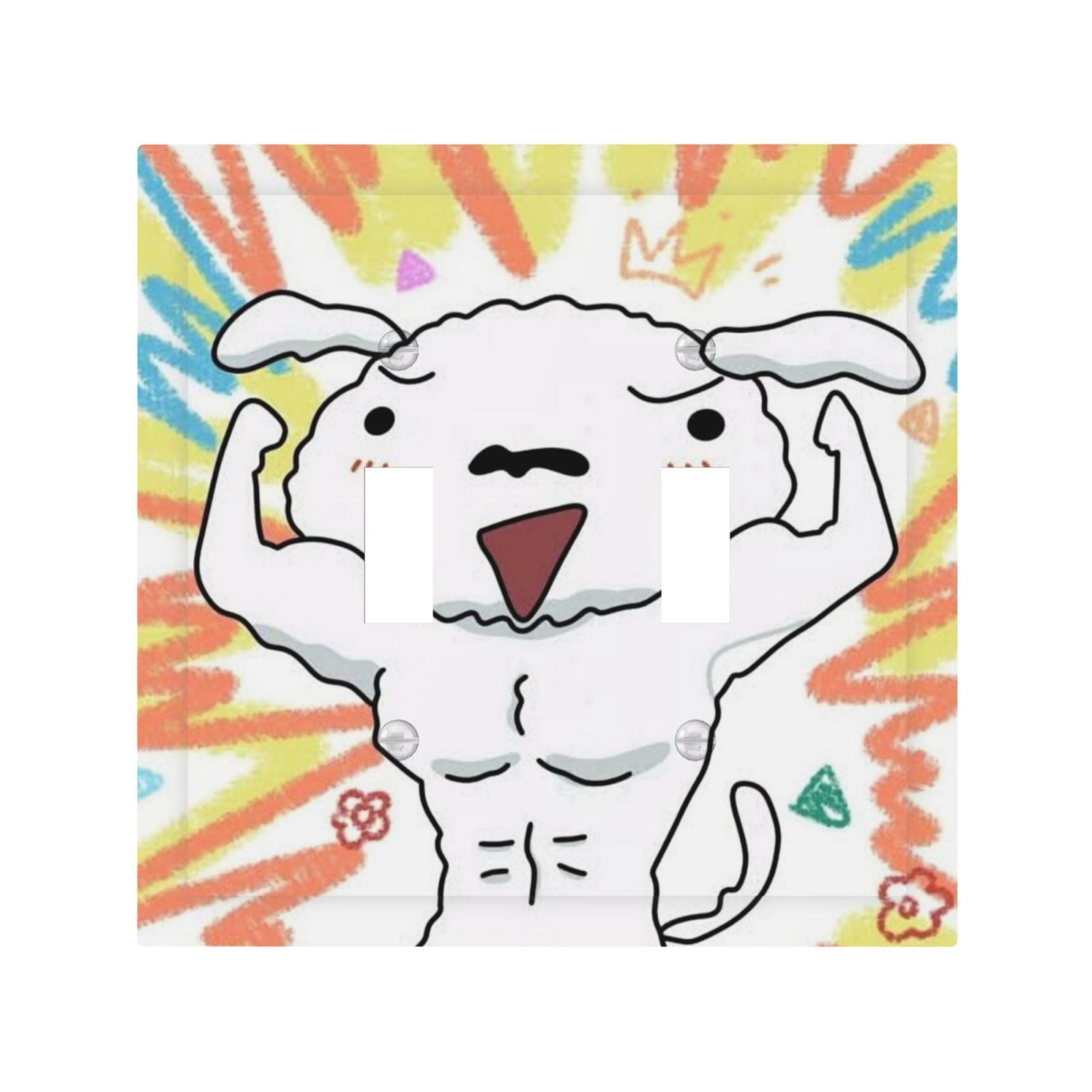 Crayon Shin-Chan Modern Two-Way Toggle Switch Panel，Made Of Pc ...