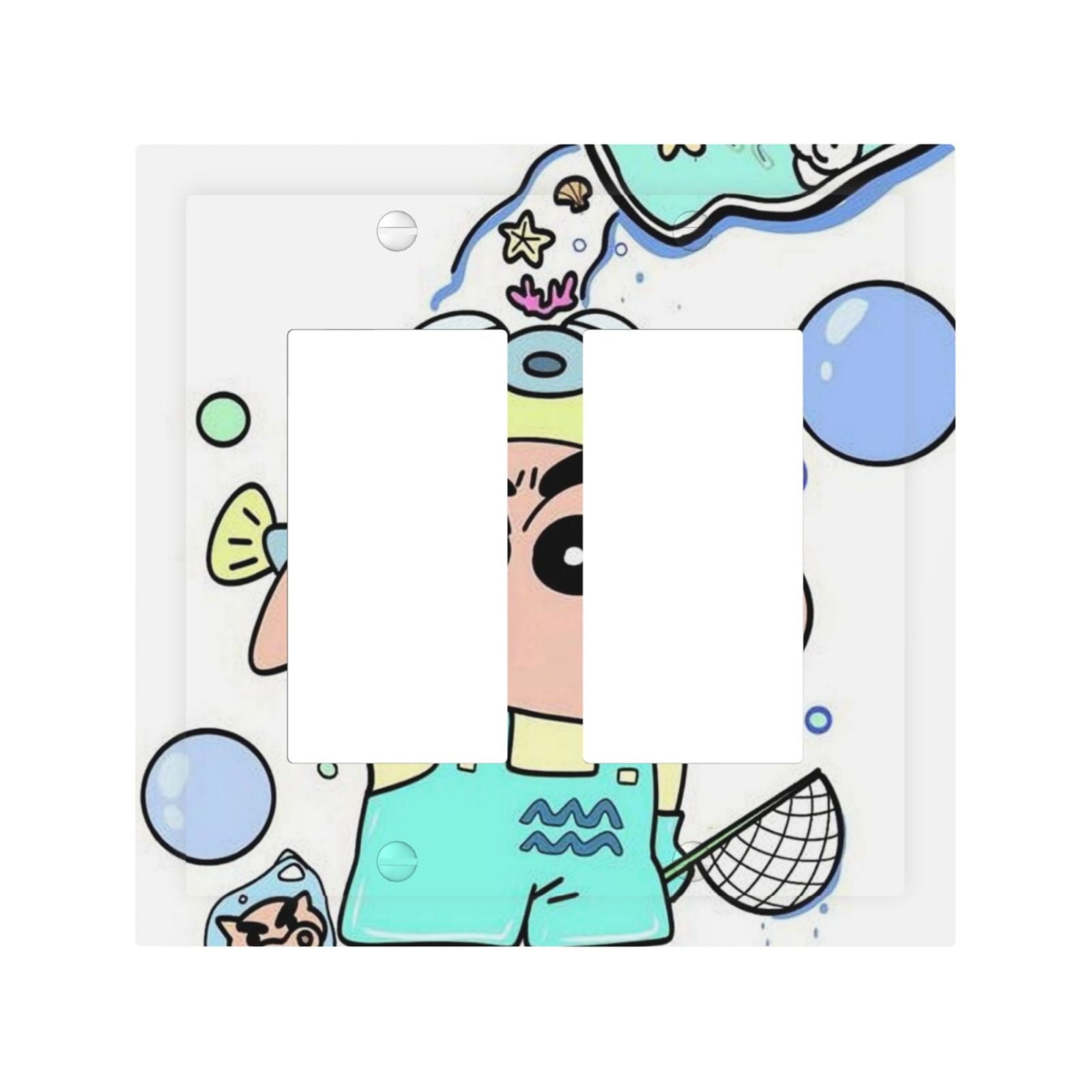 Crayon Shin-Chan Modern Two-Way Toggle Switch Panel，Made Of Pc ...