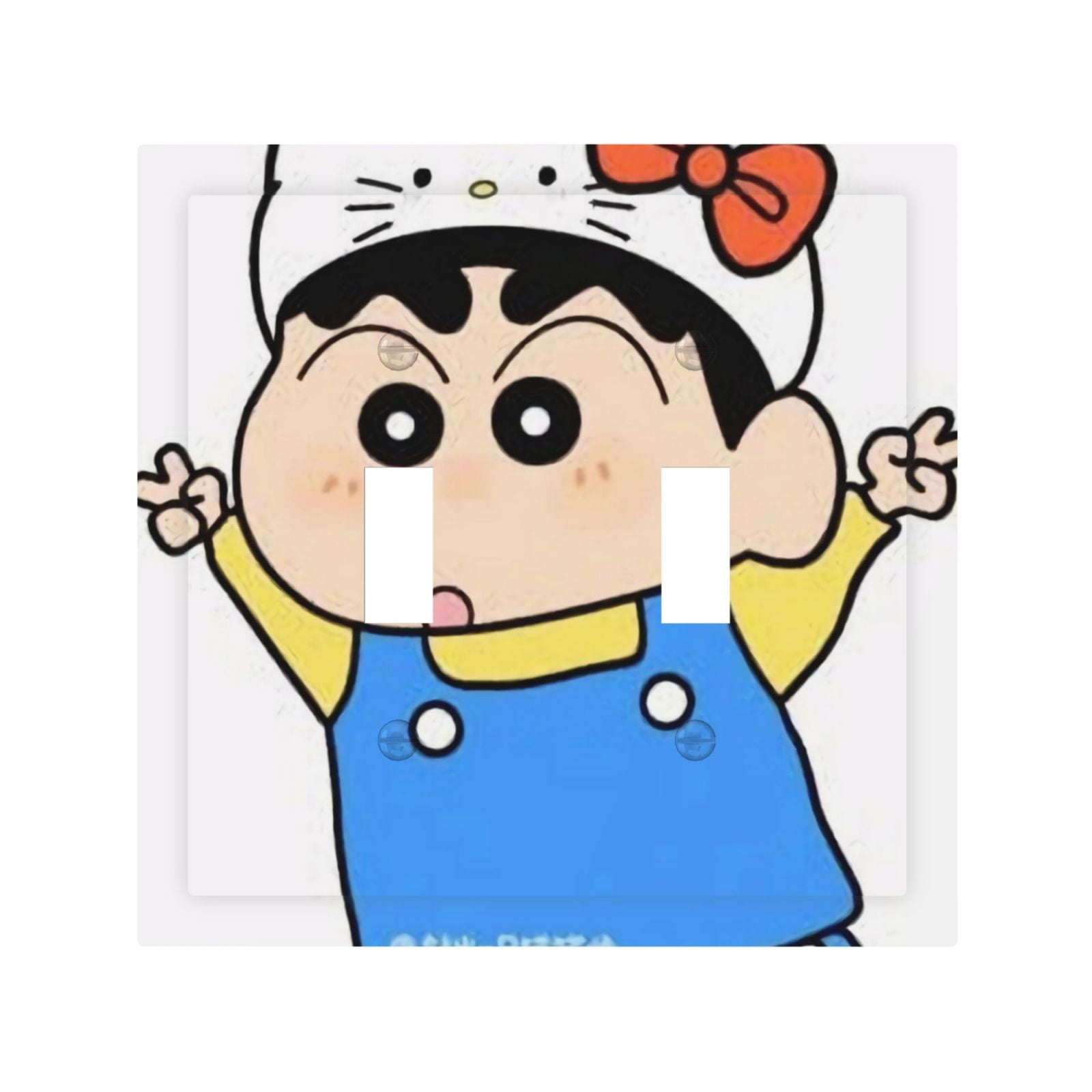 Crayon Shin-Chan Modern Two-Way Toggle Switch Panel，Made Of Pc ...